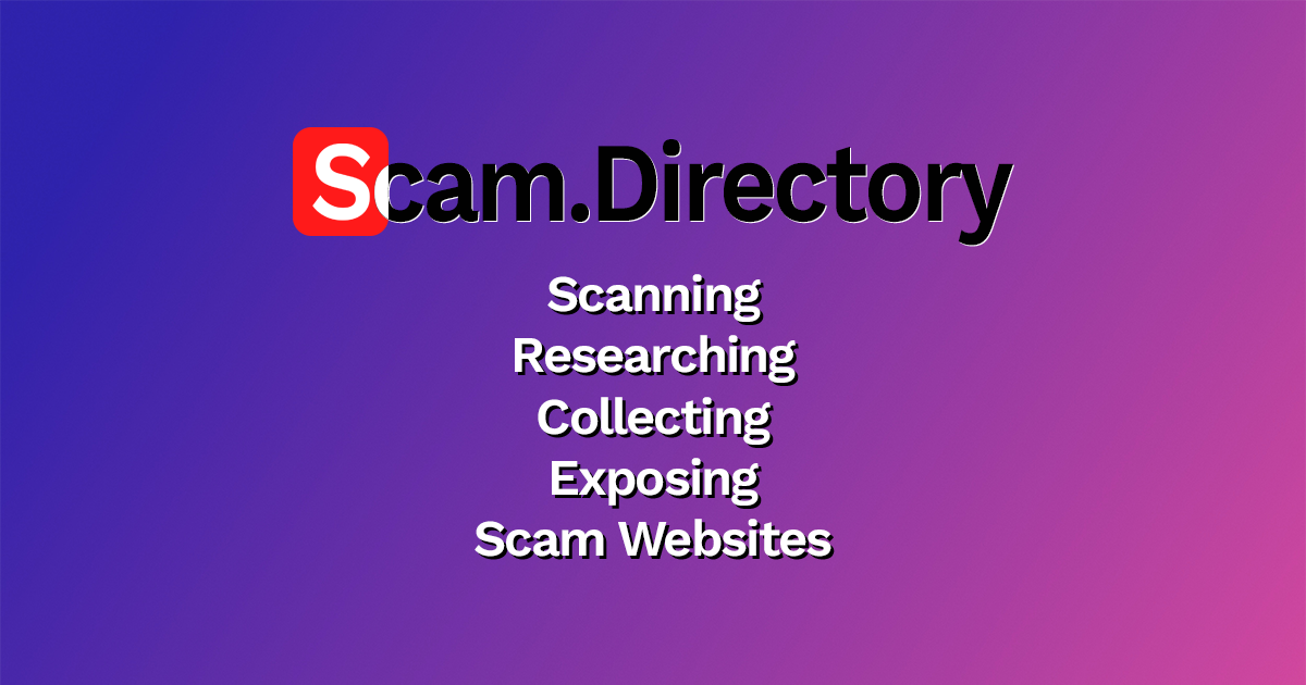 About - The Scam Directory